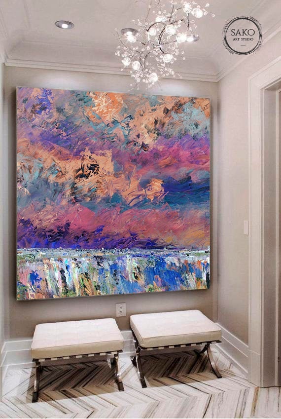 Large Original Painting / Extra Large Wall Art / Large - Etsy