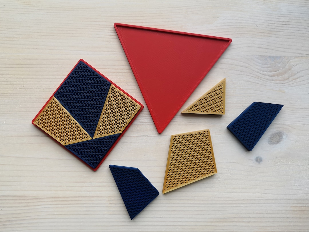 Montessori Material Puzzles for Kids, Adults Brain Teasers, Tetris ...