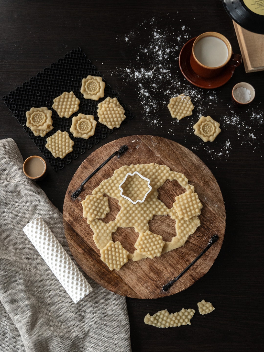 Embossed Pin Roller, Popit Pattern, Bubble Pattern, 3D Rolling Pins for ...