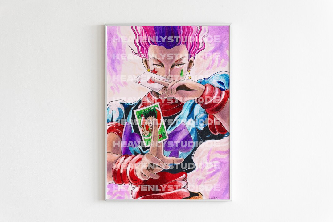 Hisoka Drawing Original A4 - Etsy