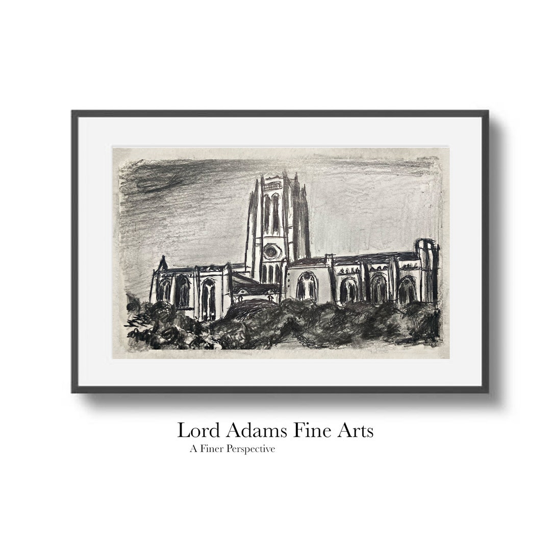 Anglican Cathedral | Sketch | Image | Print | Digital | Fine Art ...