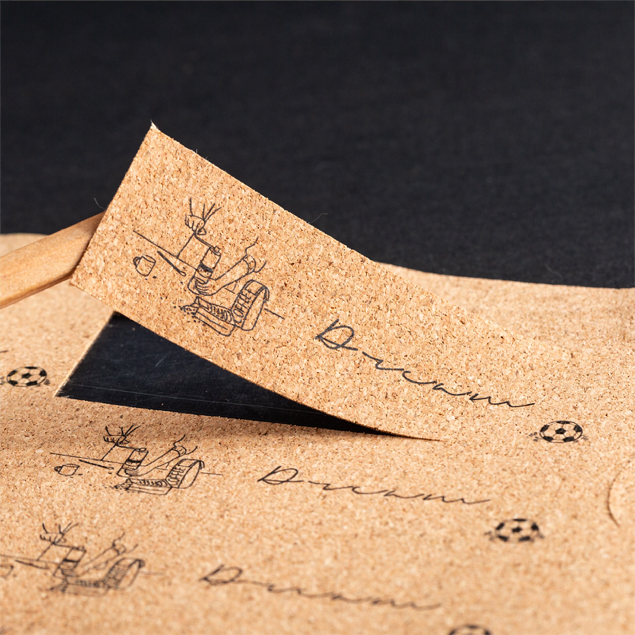 Natural Cork Label Sticker, Personalised Water Resistant Labels Sticker ...