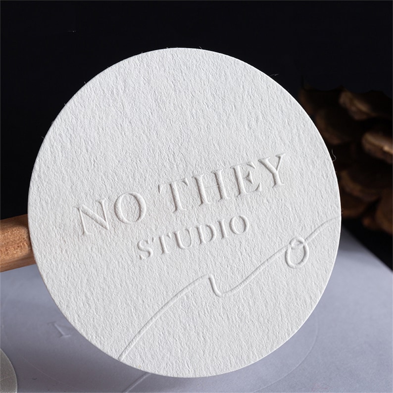 Custom Embossed Sticker/gold Silver White Raised Metallic - Etsy