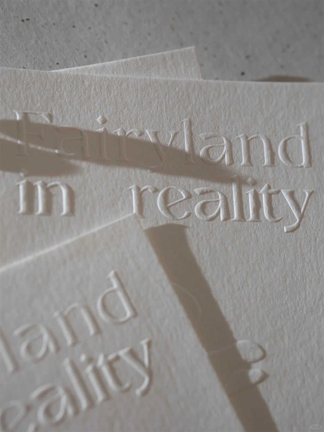 Foil and Embossed Wedding Invitation, Modern, Minimal Emboss Invitation ...