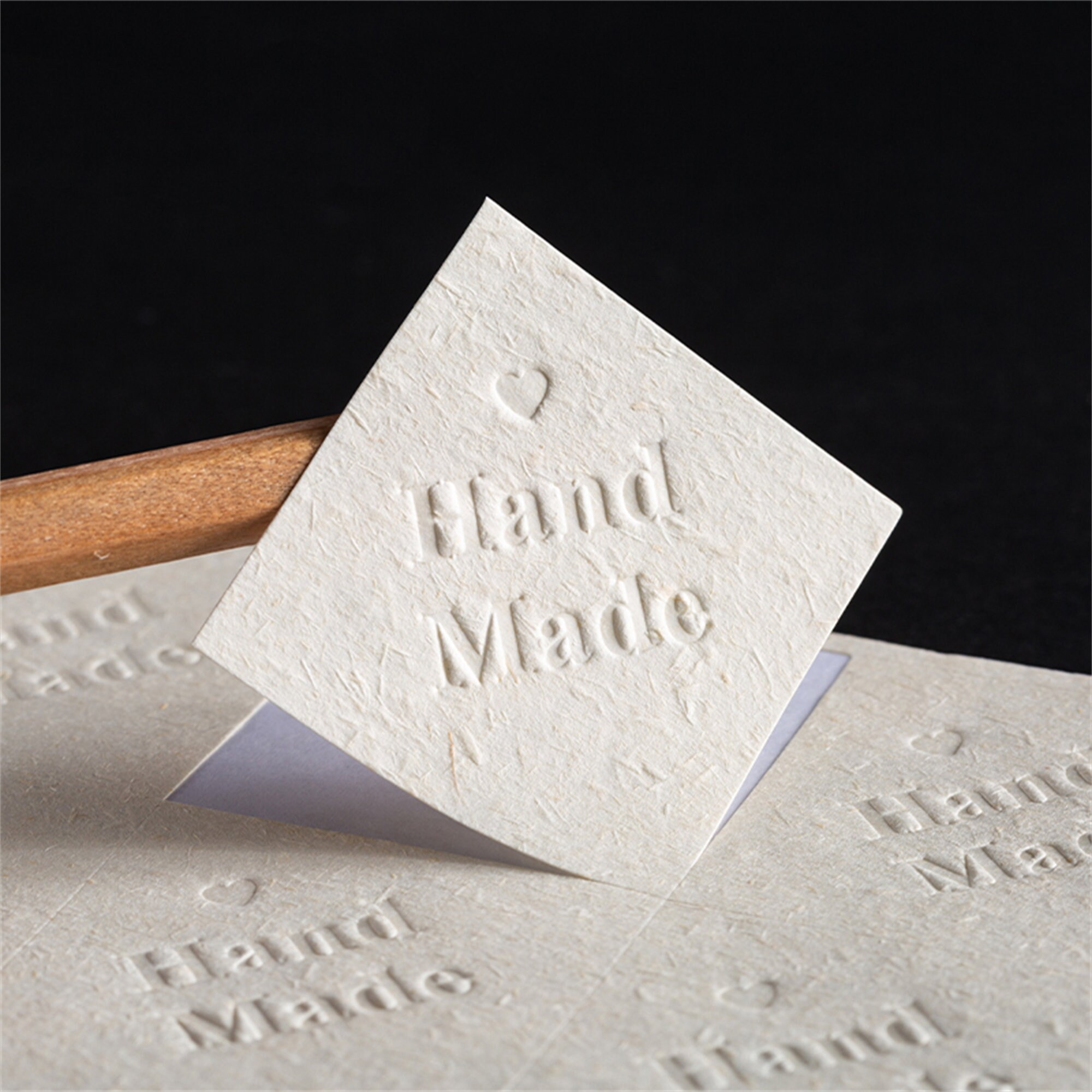 Custom Made Rough Texture Blind Deboss Label Sticker/label - Etsy