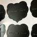 Custom Blind Embossed Sticker/black Foil Raised Metallic Label ...
