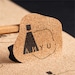 Natural Cork Label Sticker, Personalised Water Resistant Labels Sticker ...