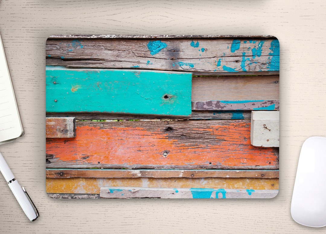 Rustic Wooden Detailed Plank Board Art UNIVERSAL Laptop Skin, MacBook ...