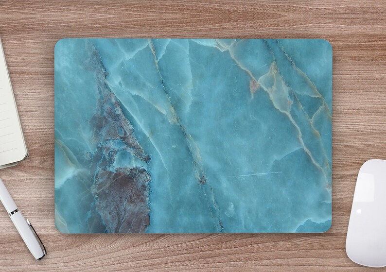 Blue Natural Abstract Stone Laptop Skin, MacBook Skin, Computer Decal ...
