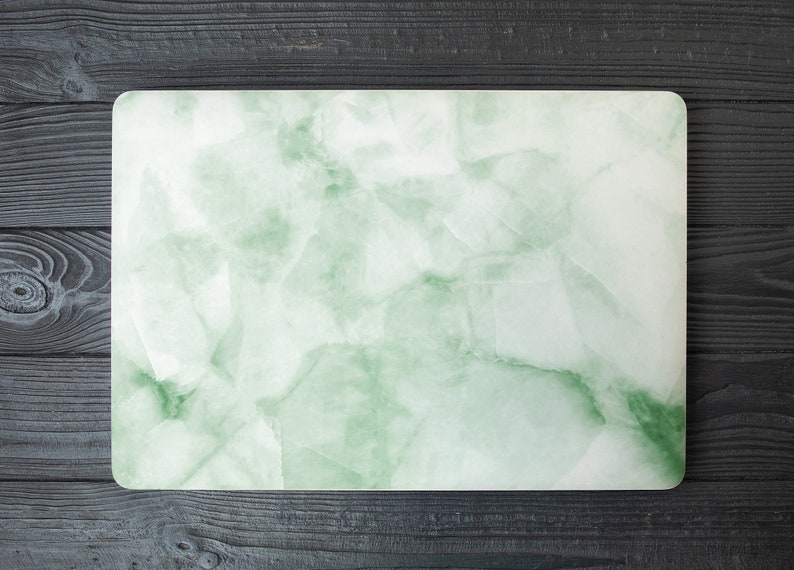 Green Subtle Stone Texture Laptop Skin, MacBook Skin, Computer Decal ...