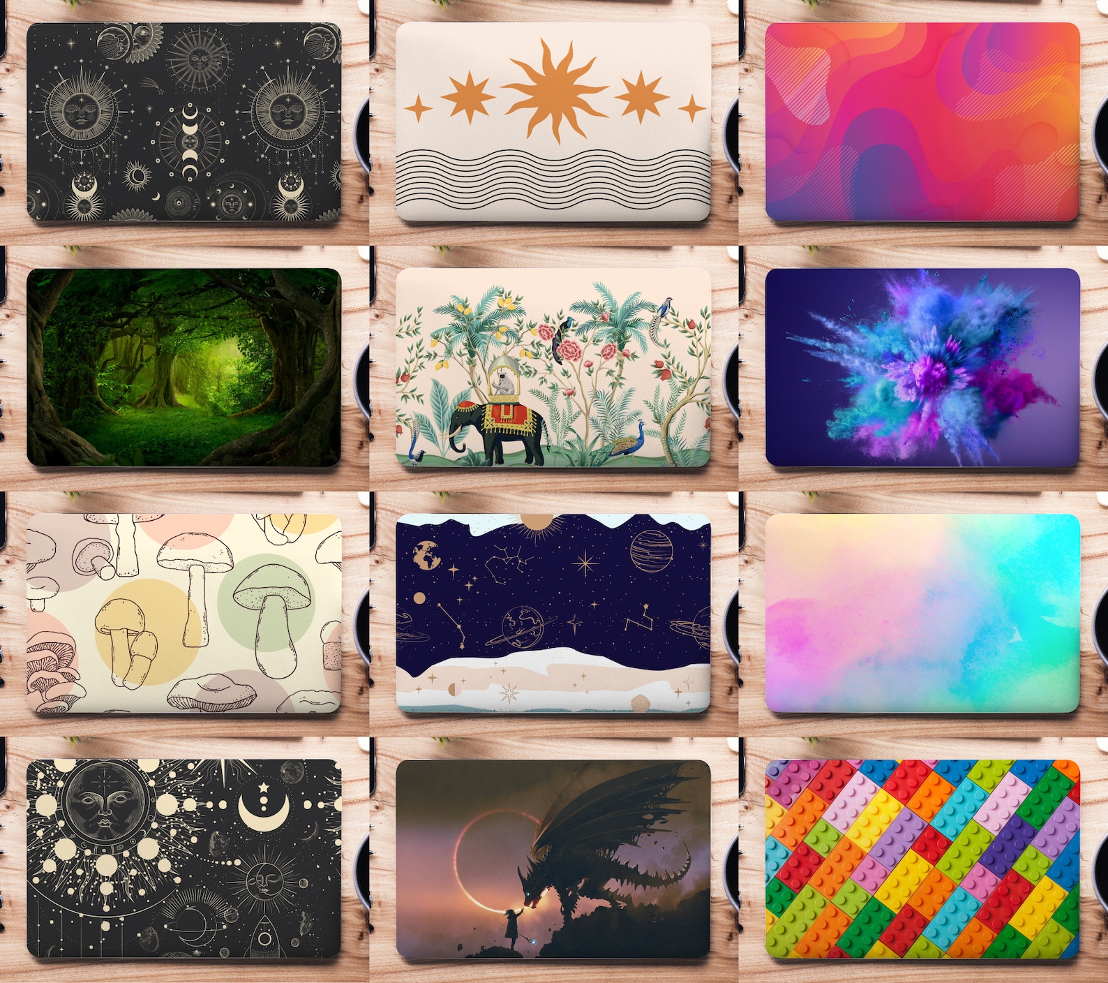 WITCHES JOURNAL UNIVERSAL Laptop Skin, Computer Skin, Laptop Sticker ...