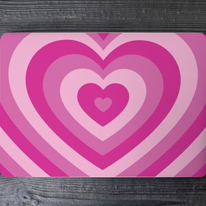 PINK HEART UNIVERSAL Laptop Skin, Computer Skin, Laptop Sticker Decal ...