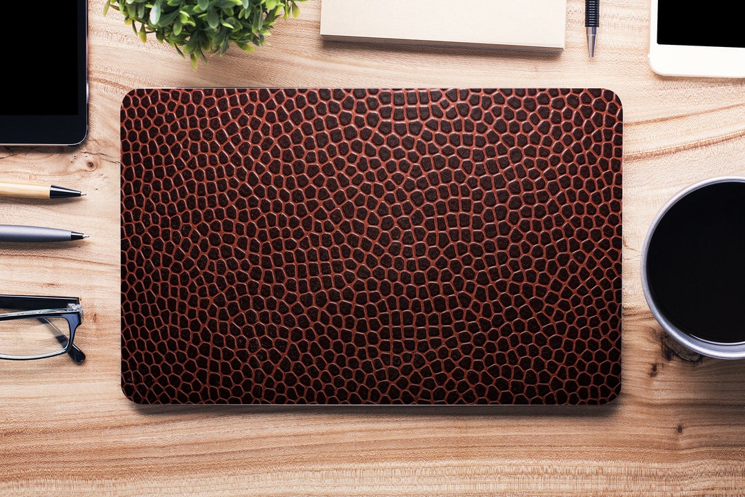 Brown Faux Leather Alligator Skin Texture UNIVERSAL Laptop Skin ...