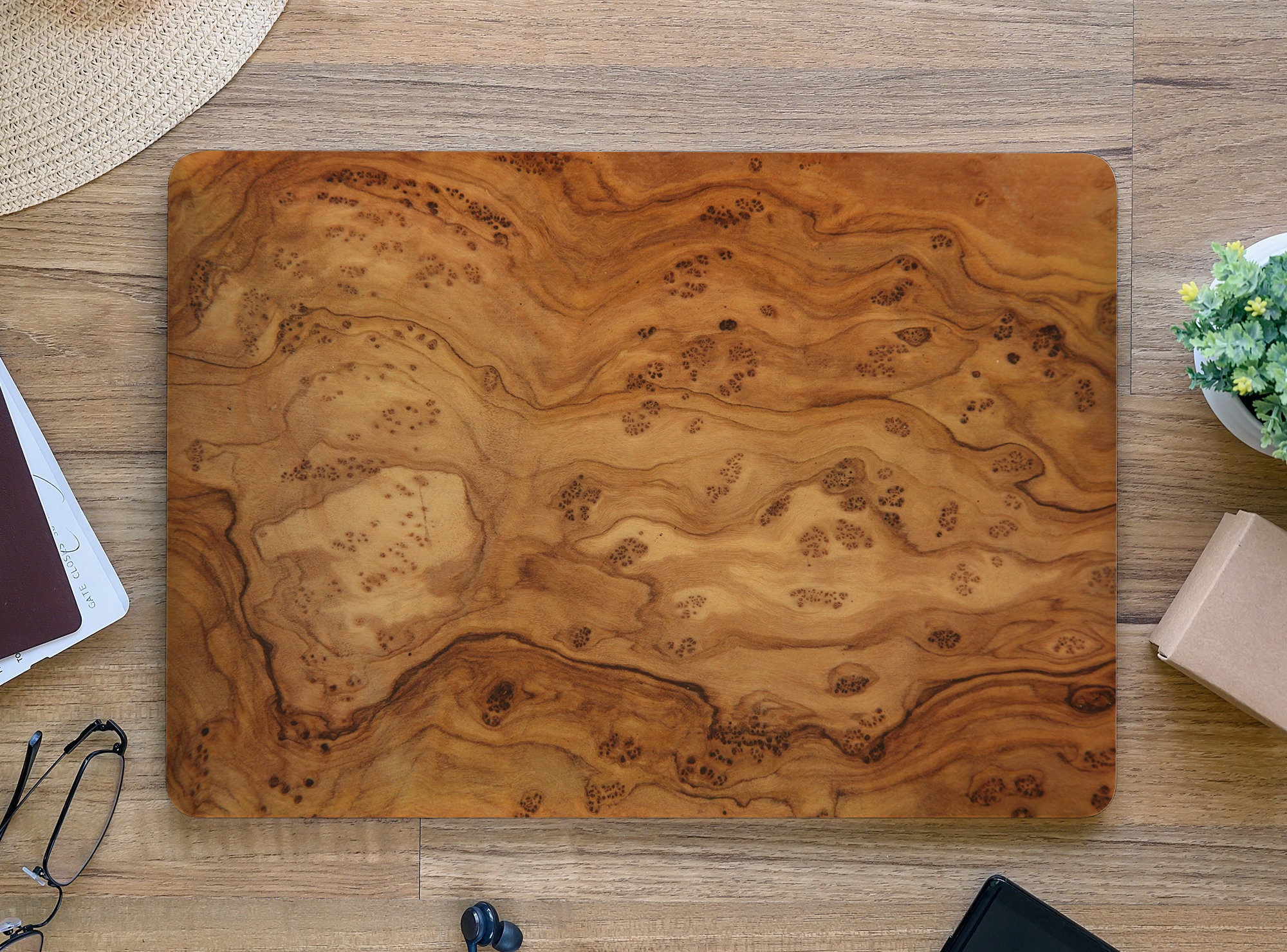 Beautiful Finish Wood Grain Pattern Laptop Skin, MacBook Skin, Computer ...