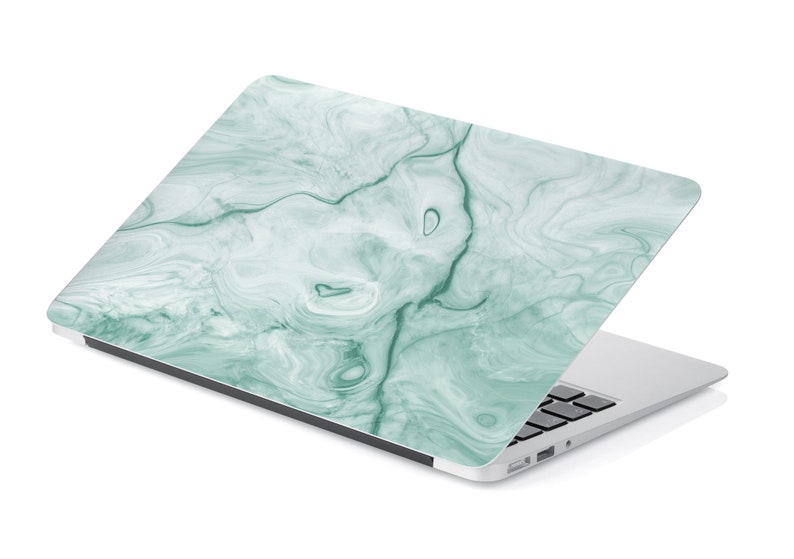 Green Abstract Natural Stone Texture Laptop Skin Macbook | Etsy