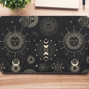 Black & White Phases of Sun Moon Astronomy UNIVERSAL Laptop Skin ...