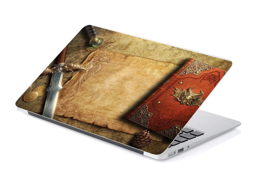 OLD MAP UNIVERSAL Laptop Skin, Computer Skin, Laptop Sticker Decal ...