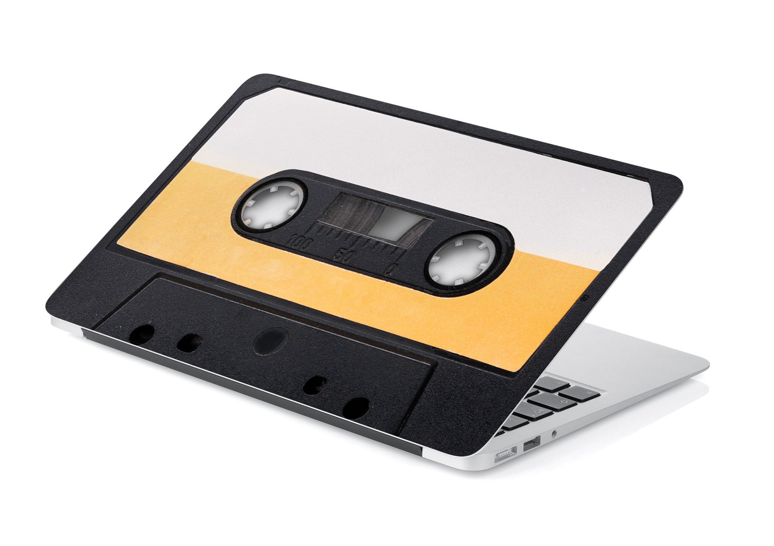 Tape Cassette Retro Laptop Skin, MacBook Skin, Computer Decal Sticker ...
