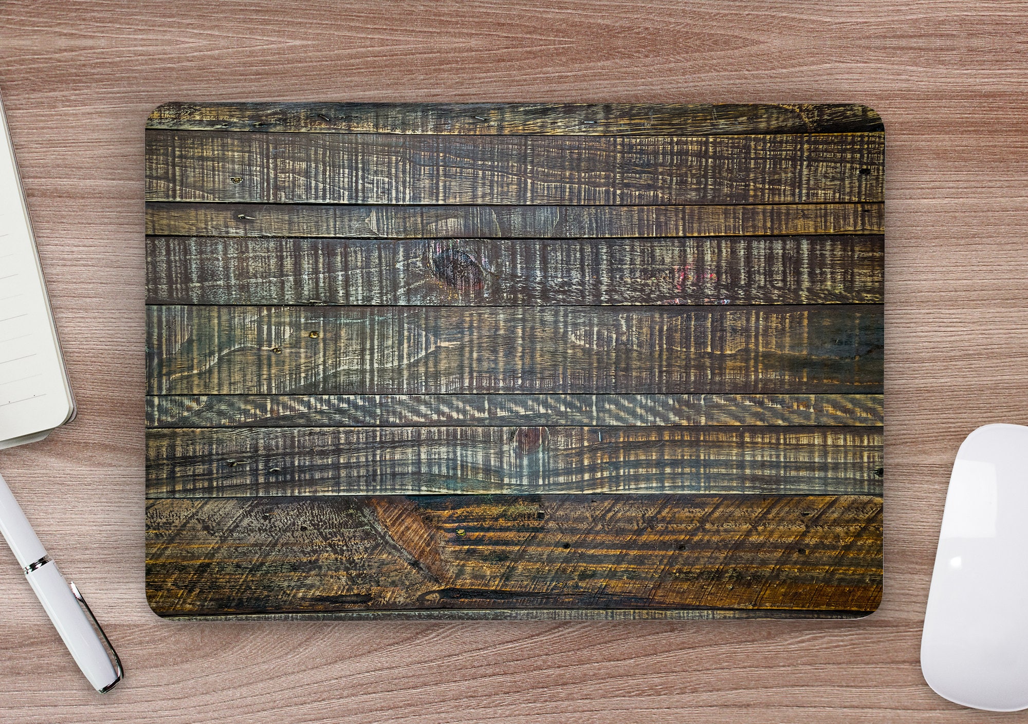 Rustic Wood Plank Boards Laptop Skin, MacBook Skin, Computer Decal ...
