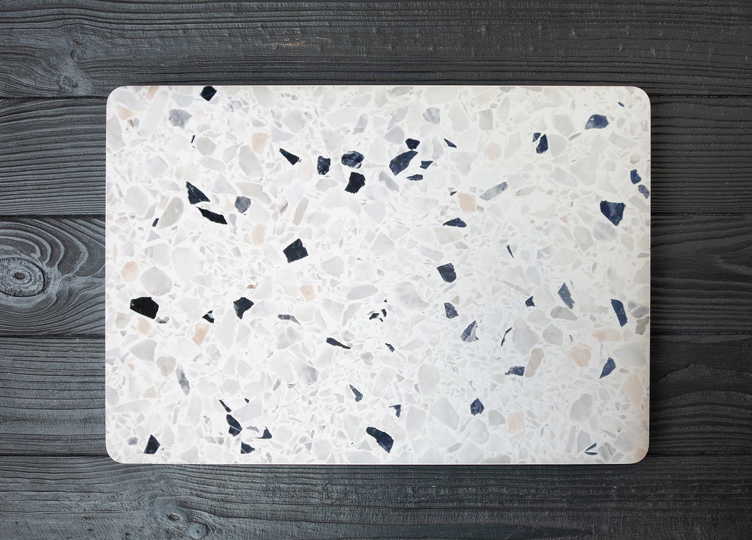 Terrazzo Subtle Stone Texture Laptop Skin, MacBook Skin, Computer Decal ...