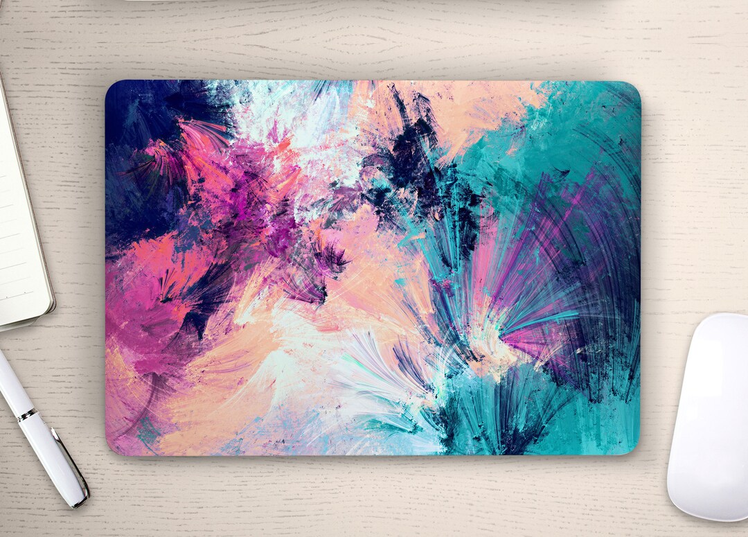 Pink Green Color Splash Explosion Art Universal Laptop Skin, Computer ...