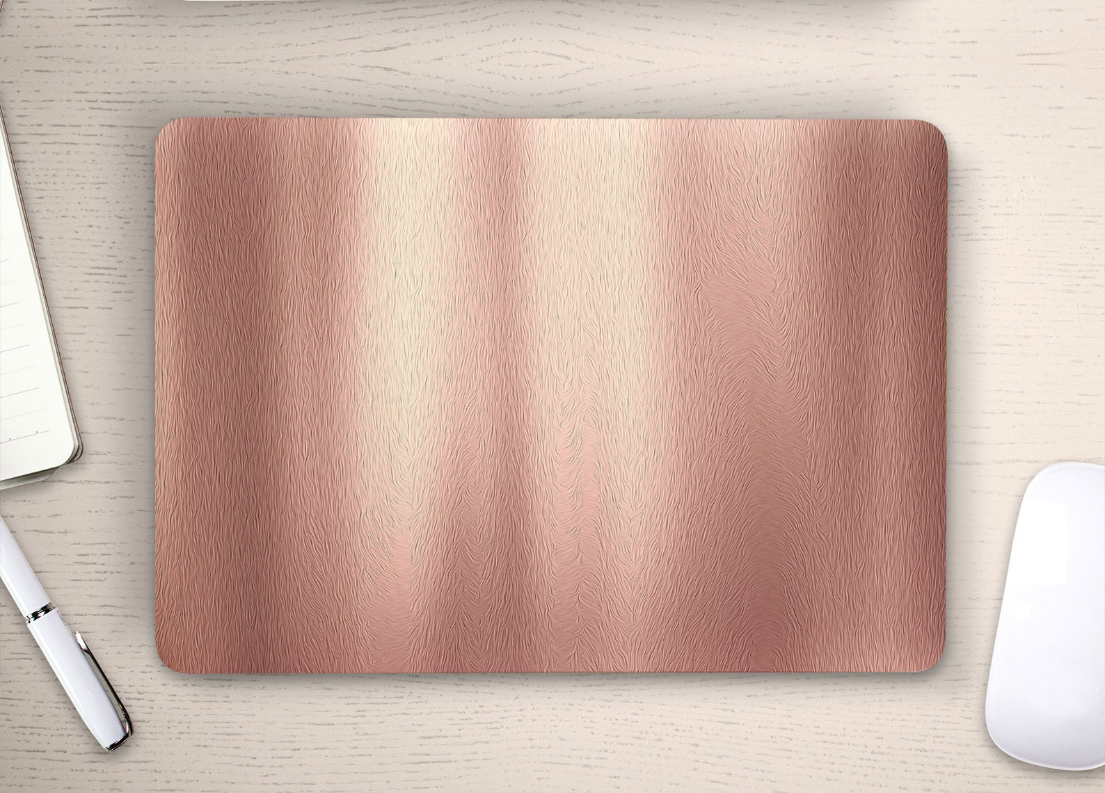 Boujee Faux Rose Gold With Texture Pattern UNIVERSAL Laptop Skin ...