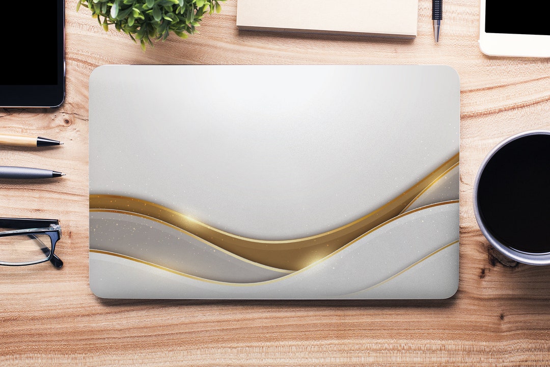LUX GOLDENWAVE UNIVERSAL Laptop Skin, Computer Skin, Laptop Sticker ...