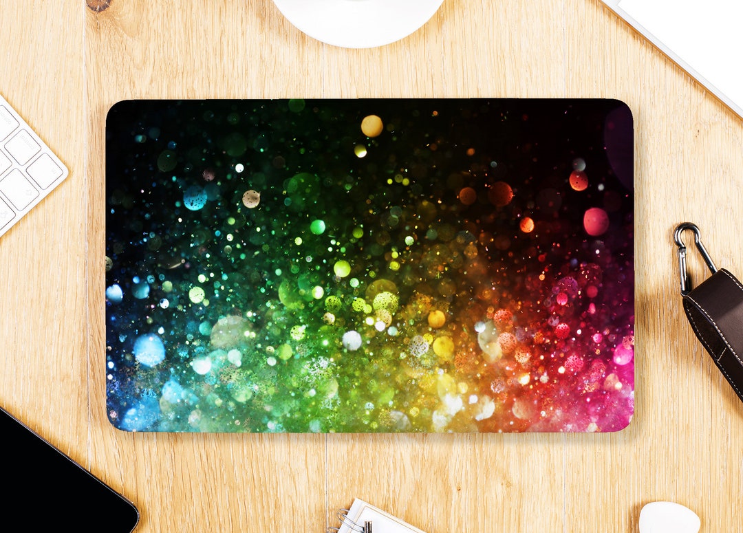 Rainbow Sparkle Glitter Burst Artwork UNIVERSAL Laptop Skin, MacBook ...