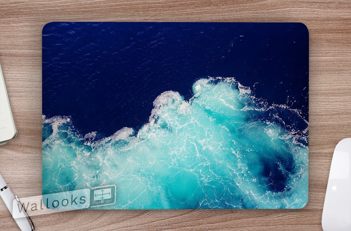 Ocean Deep Water Wave Texture Laptop Skin Macbook Skin | Etsy