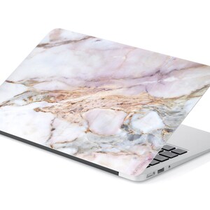 Light Pink Natural Marble Texture Laptop Skin, MacBook Skin, Computer ...