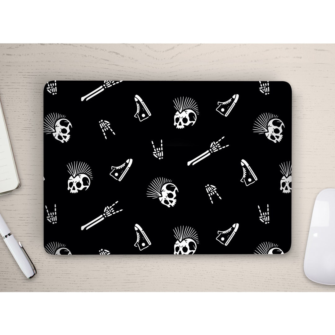 Punk Rock Skeleton Parts and Converse Sneak UNIVERSAL Laptop Skin ...