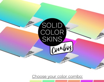 PASTEL SOLID COLOR Laptop Skins Choose Your Color Universal | Etsy