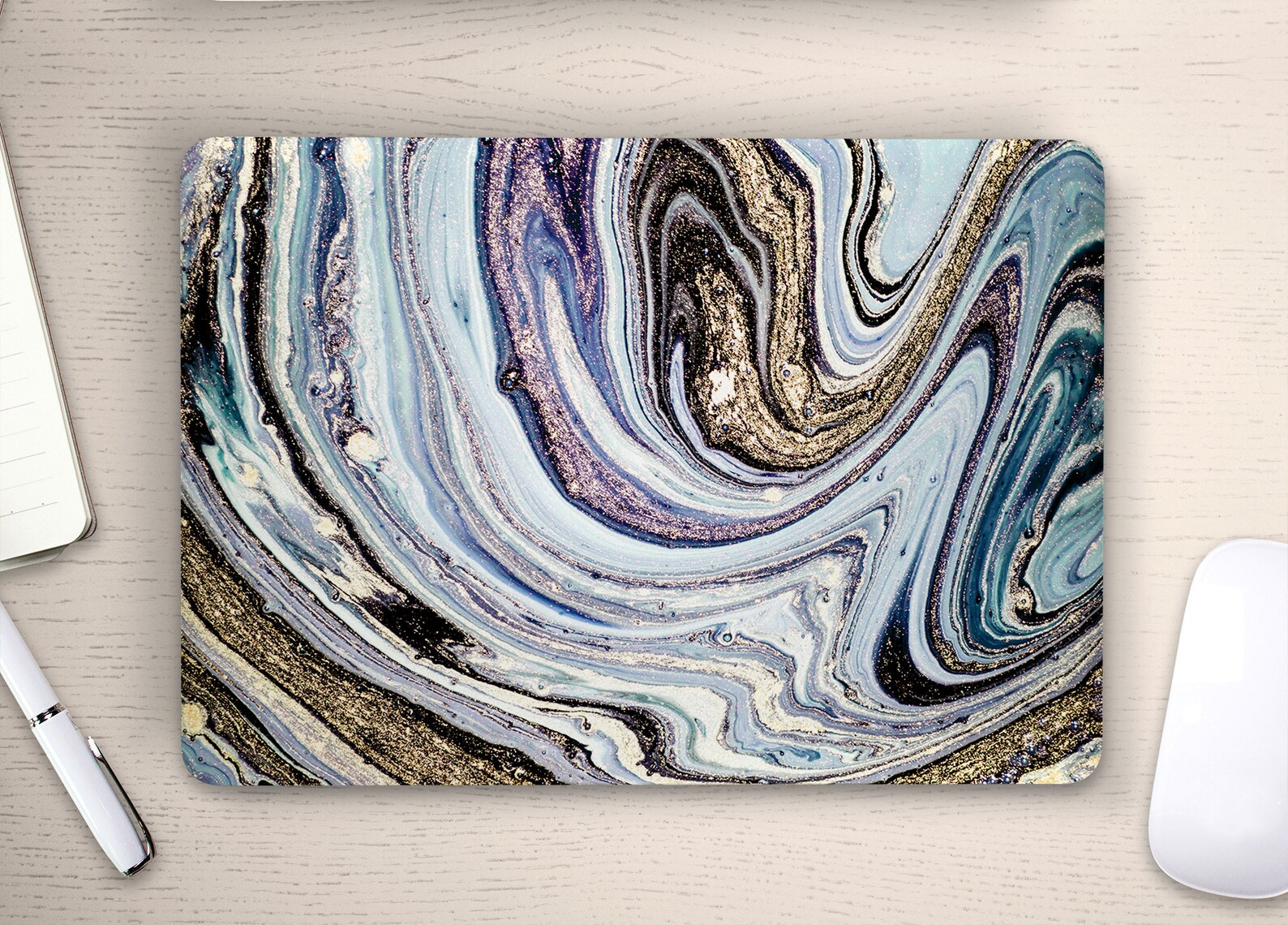 Swirling Glitter and Resin Pour Design UNIVERSAL Laptop Skin - Etsy