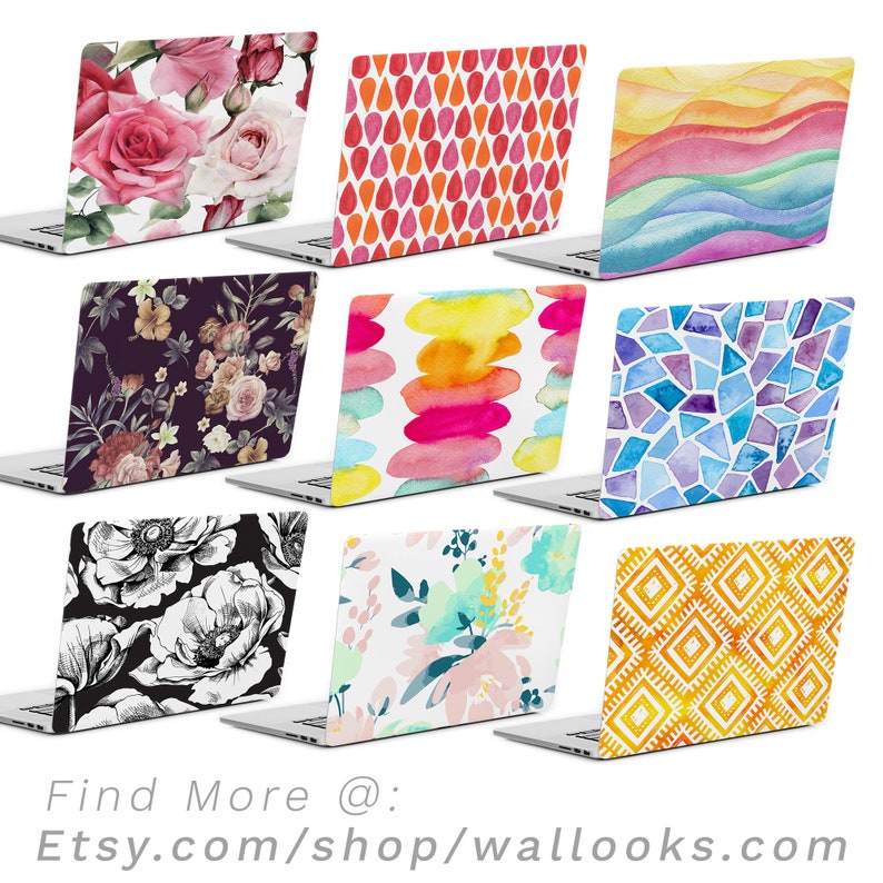 Colorful Swirls Watercolor Texture Laptop Skin Macbook Skin - Etsy