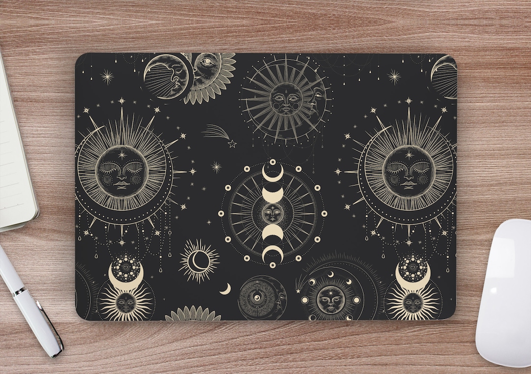 Black & White Phases of Sun Moon Astronomy UNIVERSAL Laptop Skin ...