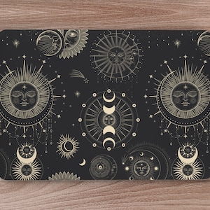 Black & White Phases of Sun Moon Astronomy UNIVERSAL Laptop Skin ...