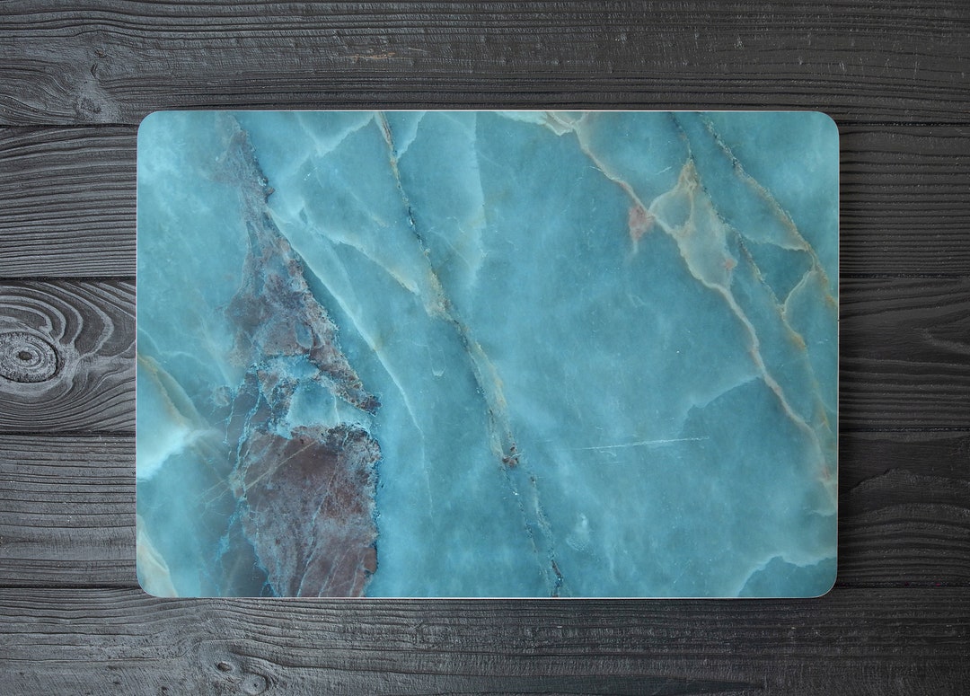 Blue Natural Abstract Stone Laptop Skin, MacBook Skin, Computer Decal ...