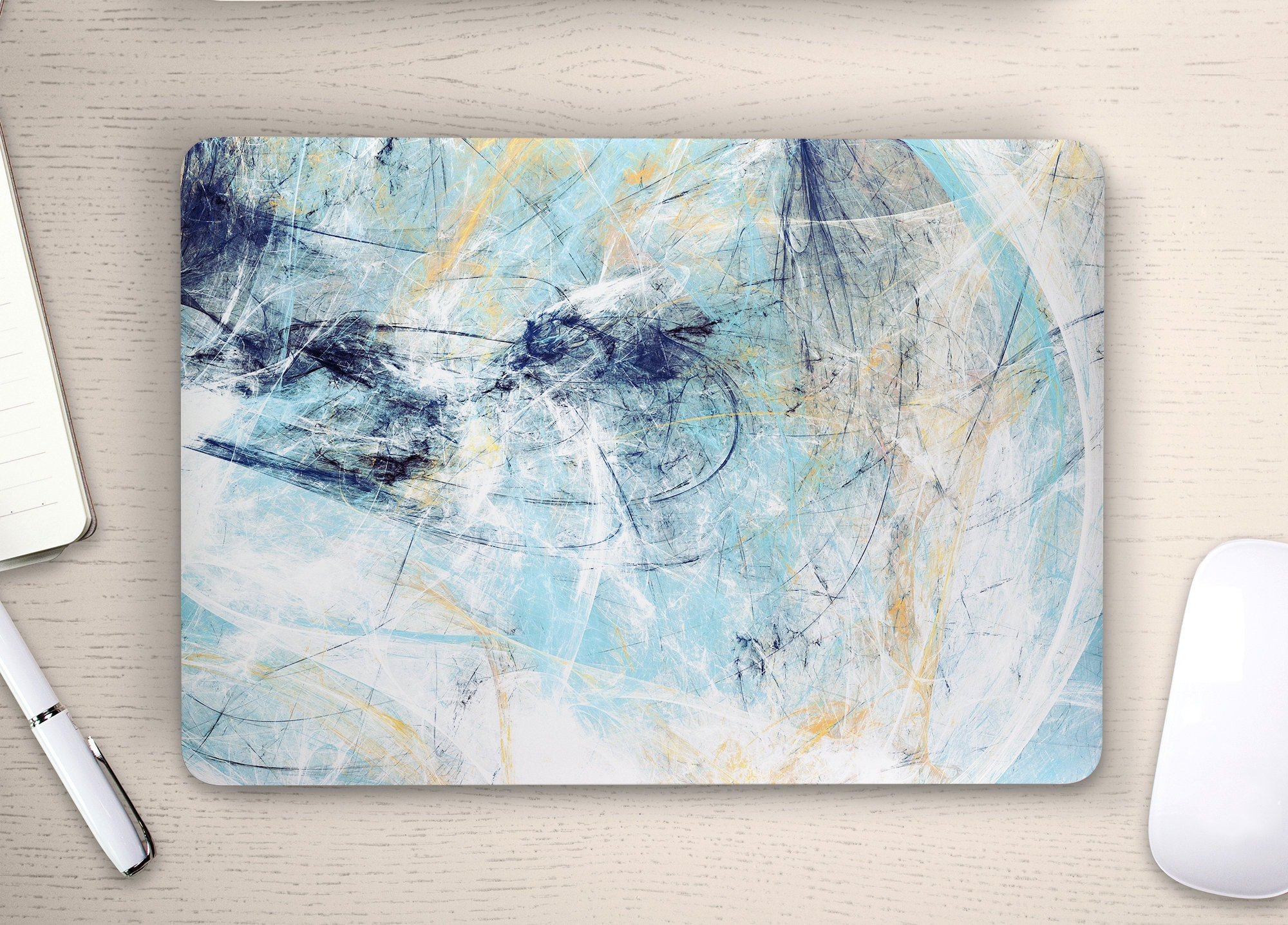 Minimalist Abstract Blue Paint Splatters UNIVERSAL Laptop - Etsy