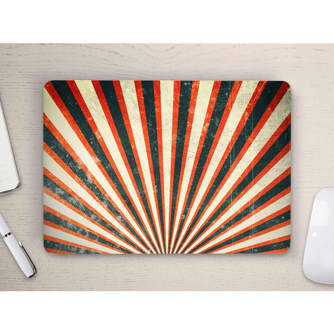 Rustic Rough Sun Bleached Sun Burst Stripes UNIVERSAL Laptop Skin ...