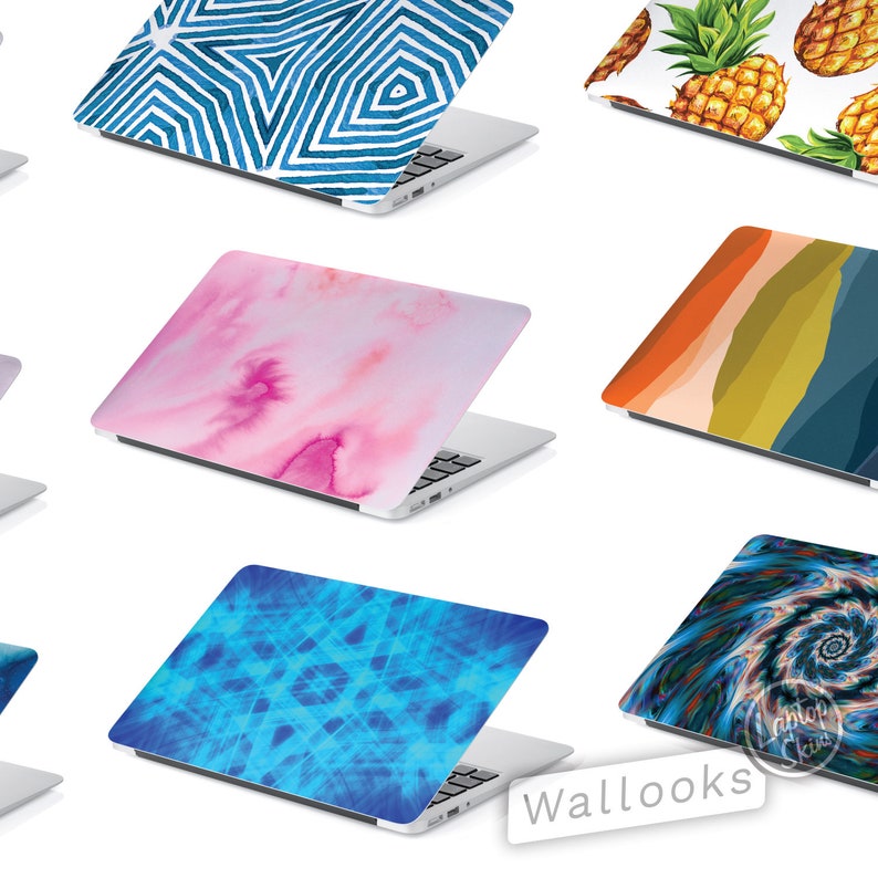 Green and Orange Swirls Matrix Abstract Universal Laptop Skin - Etsy