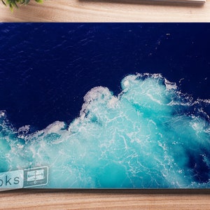 Ocean Deep Water Wave Texture Laptop Skin, MacBook Skin, Computer Decal ...