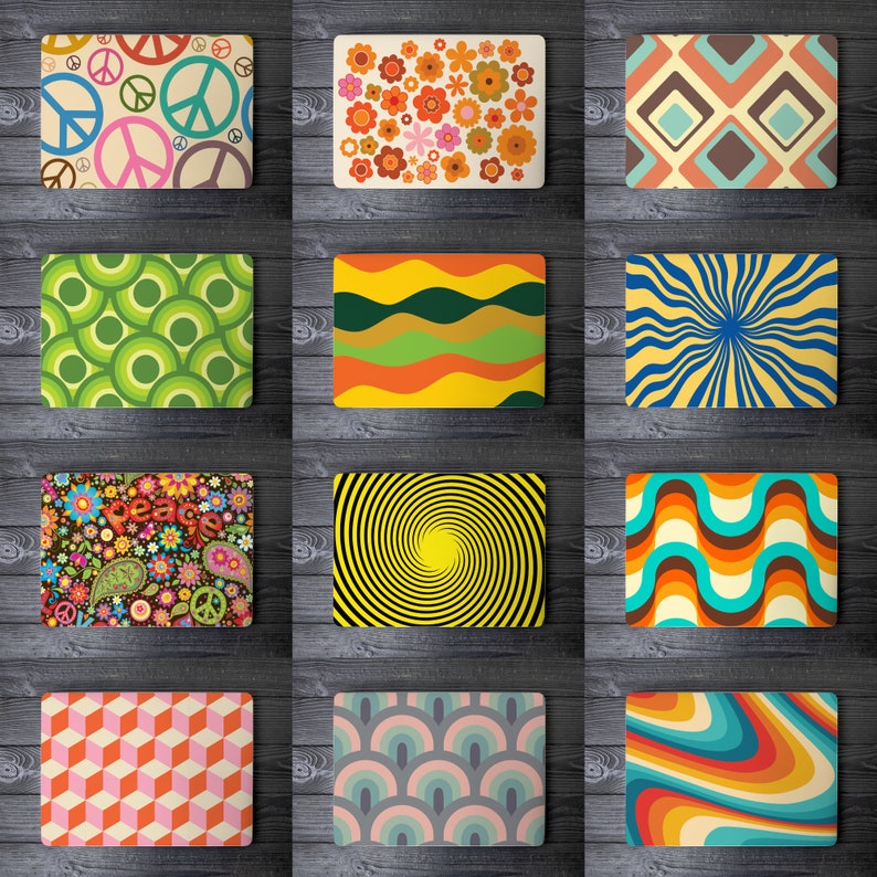 Trippy Dripping Rainbow Smiley Faces White UNIVERSAL Laptop - Etsy