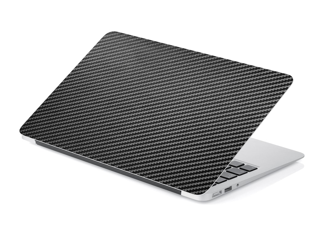 Carbon Fiber Texture Pattern Laptop Skin, MacBook Skin, Computer Decal ...