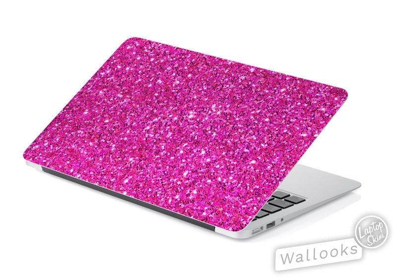 Hot Pink Sparkle Glitter Design Artwork Universal Laptop Skin | Etsy