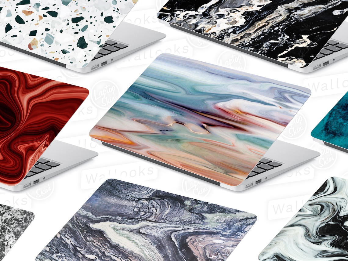 Dark Slate Stone Abstract Laptop Skin Macbook Skin Computer - Etsy