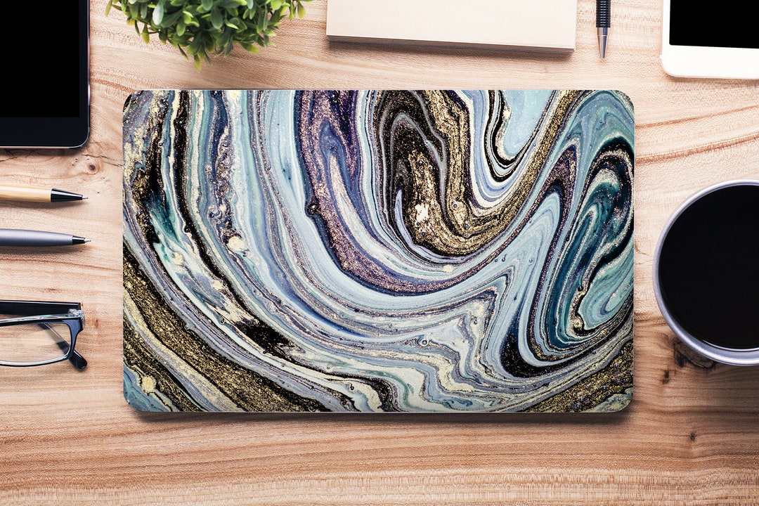 Swirling Glitter and Resin Pour Design UNIVERSAL Laptop Skin, Computer ...