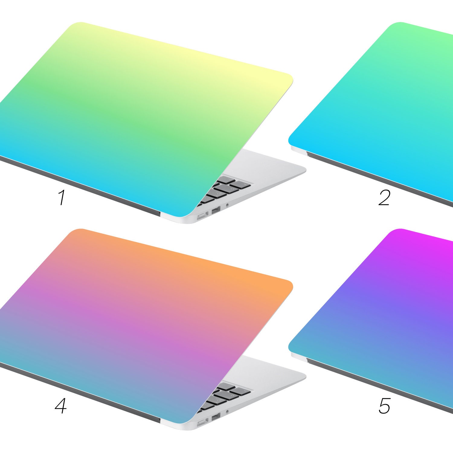 COLOR COMBO Laptop Skins Choose Your Color Universal Laptop - Etsy