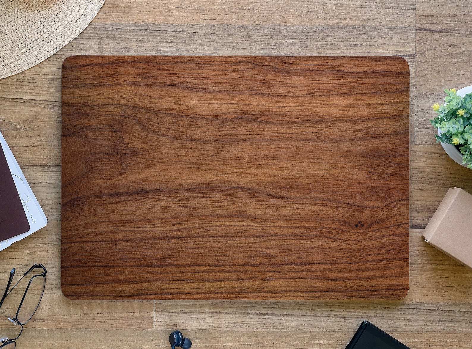 Stained Wood Grain Texture Laptop Skin, MacBook Skin, Computer Decal ...