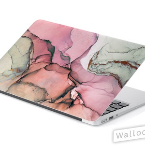 Red Jagged Stone Abstract Mineral Art Universal Laptop Skin, Computer ...