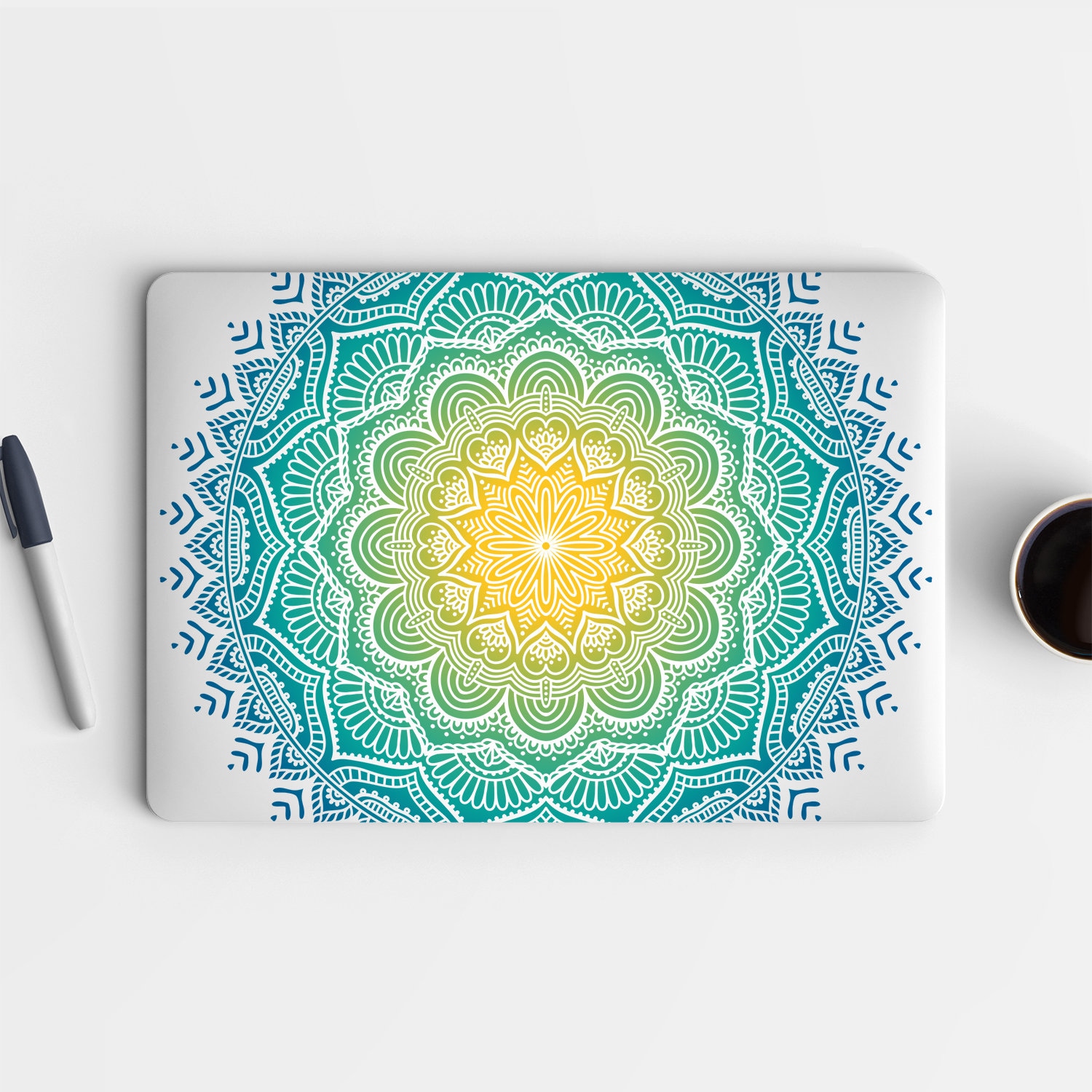 Mandala Pattern Intricate Hand Drawn Art UNIVERSAL Laptop - Etsy